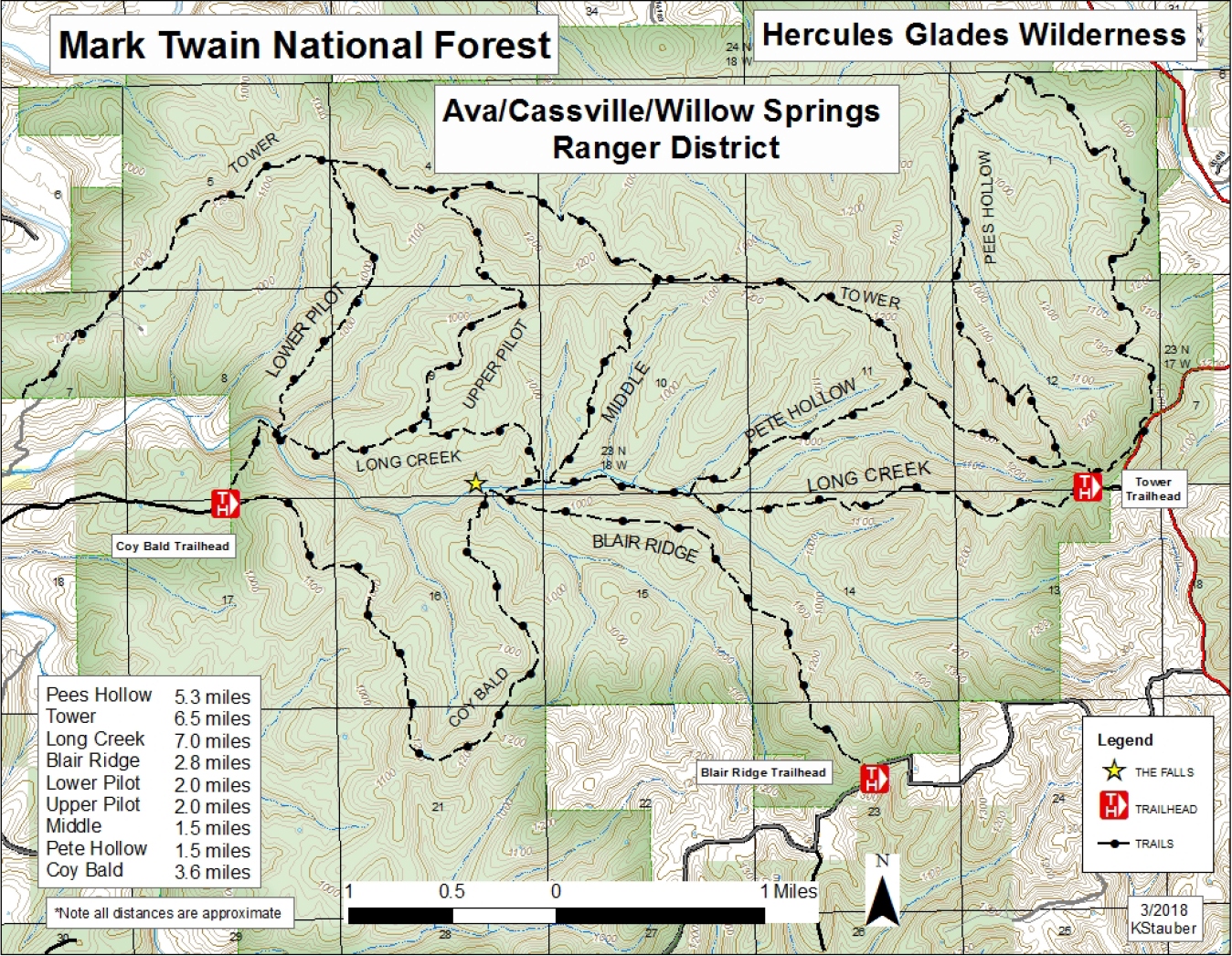 Glade Top Trail Mark Twain National Forest Taney County Ozark